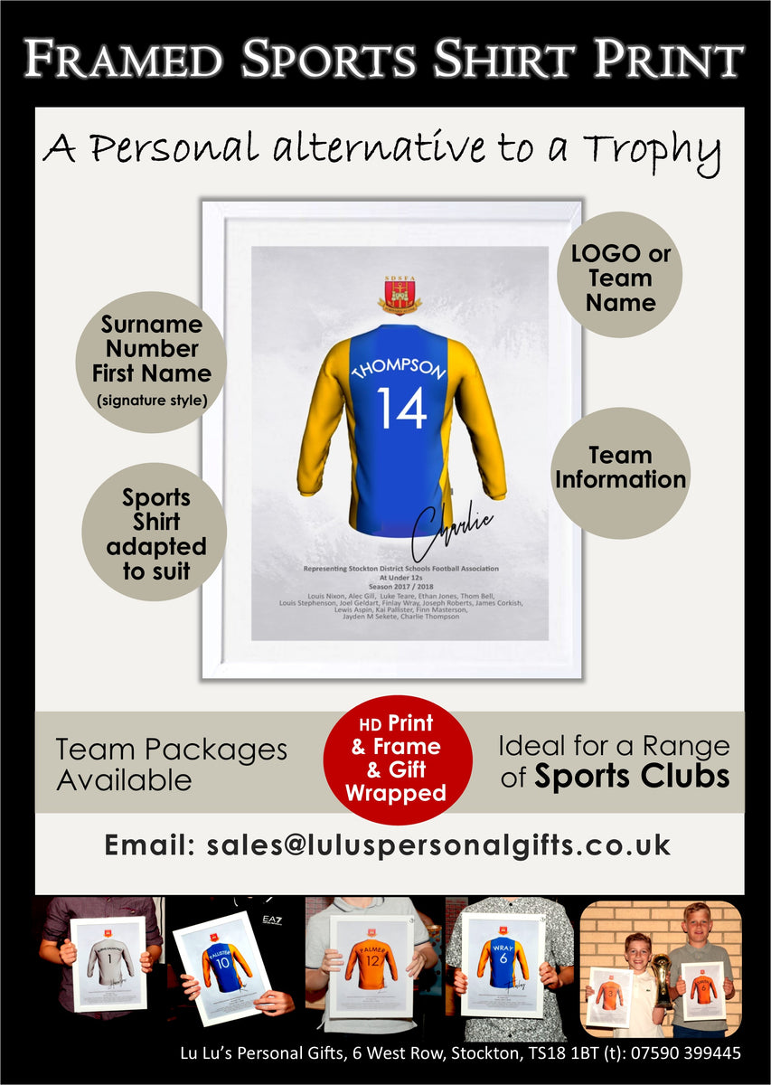Football Awards - A Personal alternative to a Trophy – Lu Lu's Gift Company