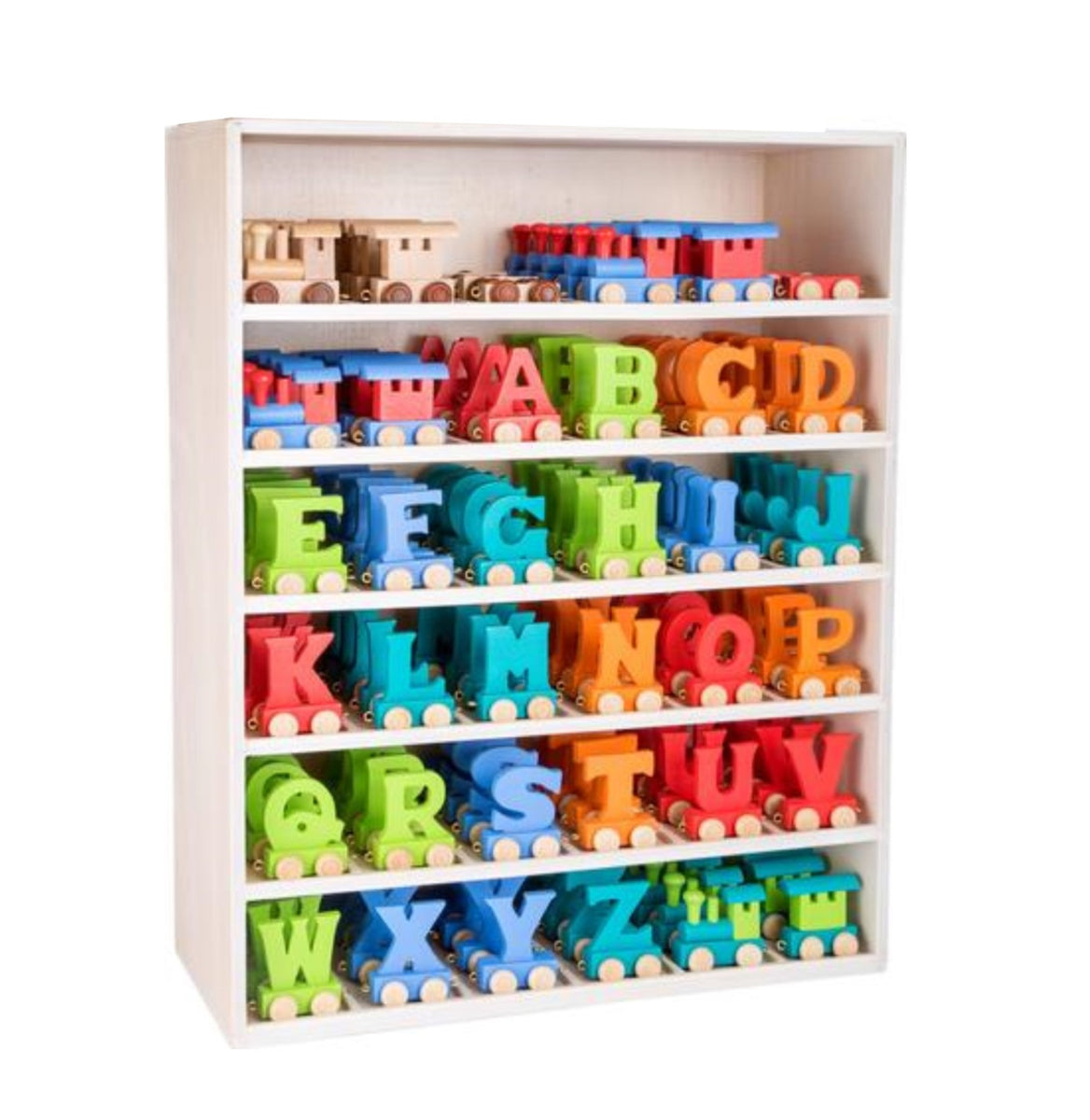 Train Carriage Coloured Alphabet Letters – Lu Lu's Gift Company